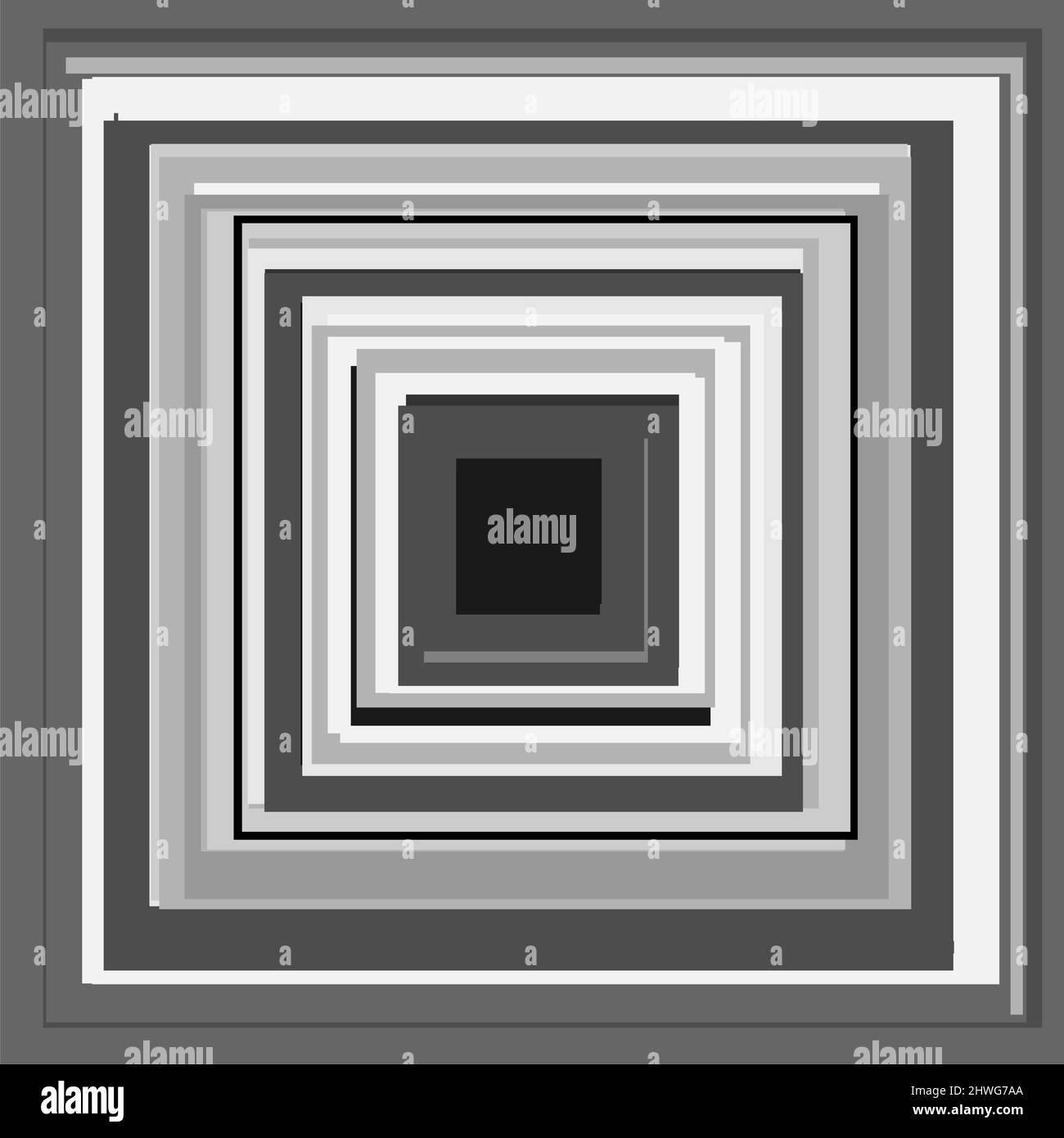 Overlapping random squares abstract grayscale geometric vector ...