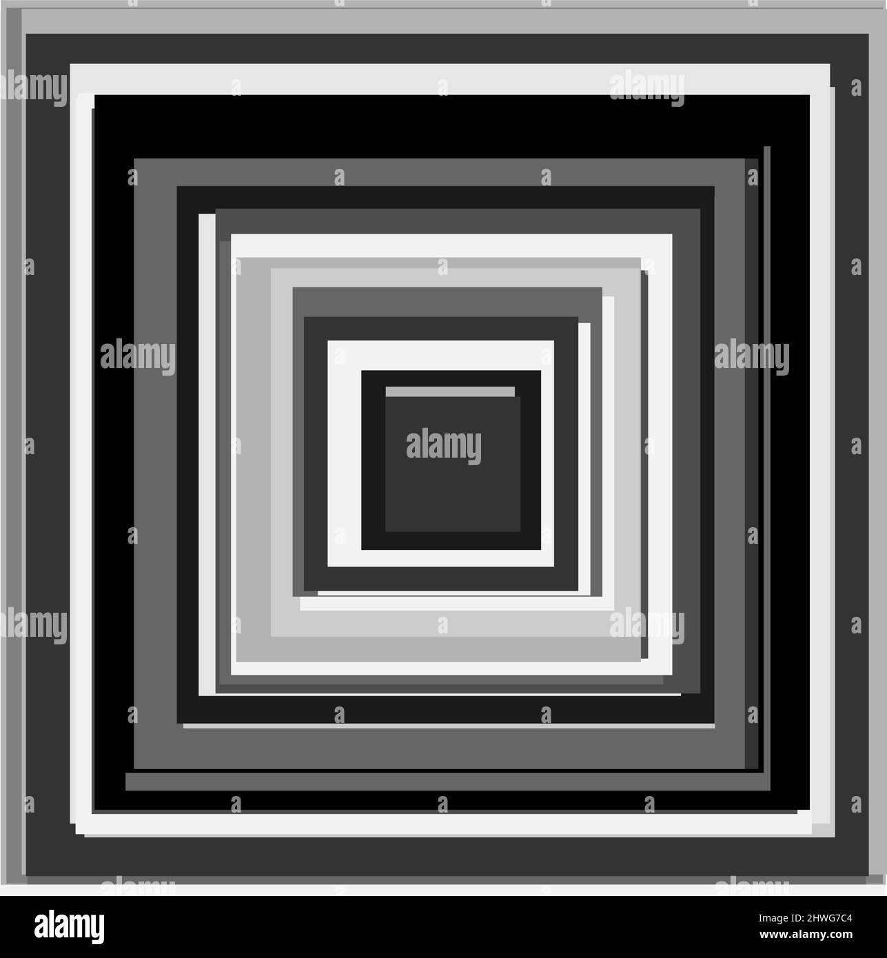 Overlapping random squares abstract grayscale geometric vector ...