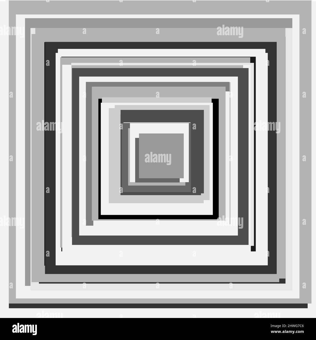 Overlapping random squares abstract grayscale geometric vector ...