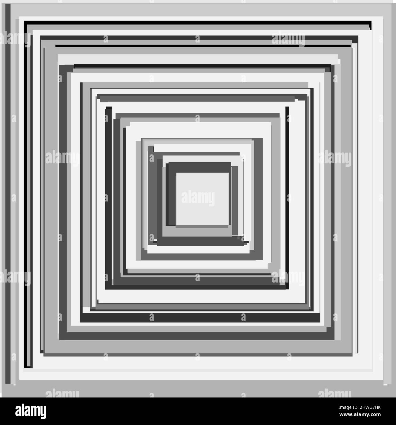 Overlapping random squares abstract grayscale geometric vector ...