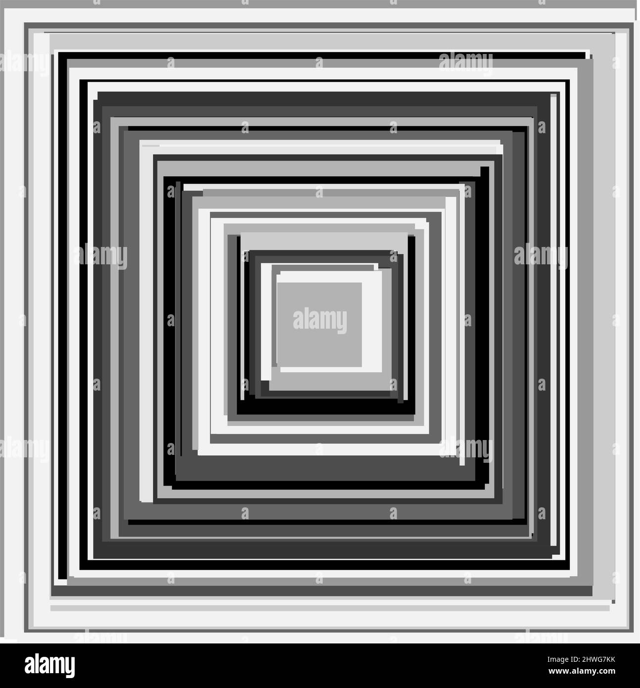 Overlapping random squares abstract grayscale geometric vector ...