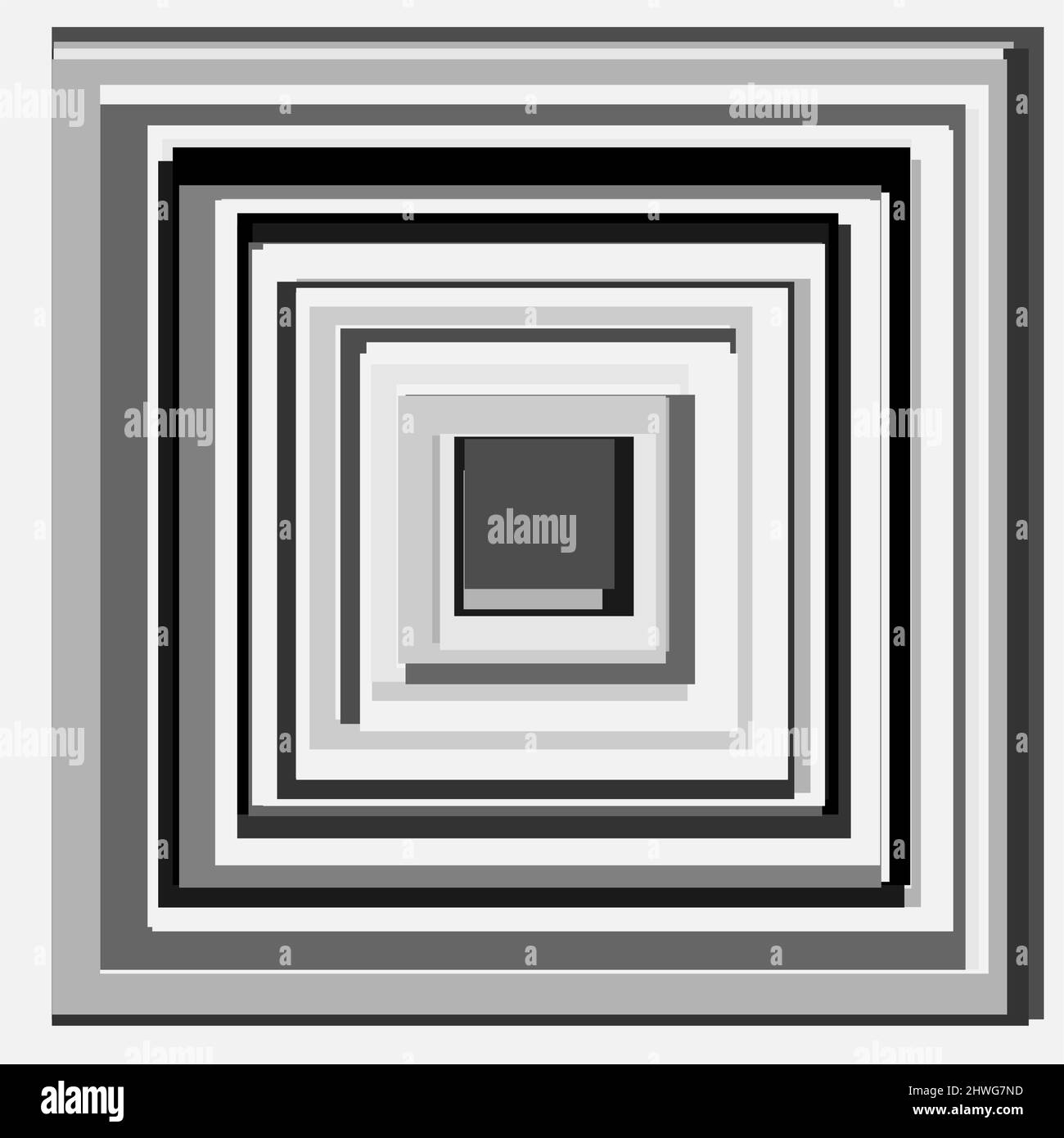 Overlapping random squares abstract grayscale geometric vector ...