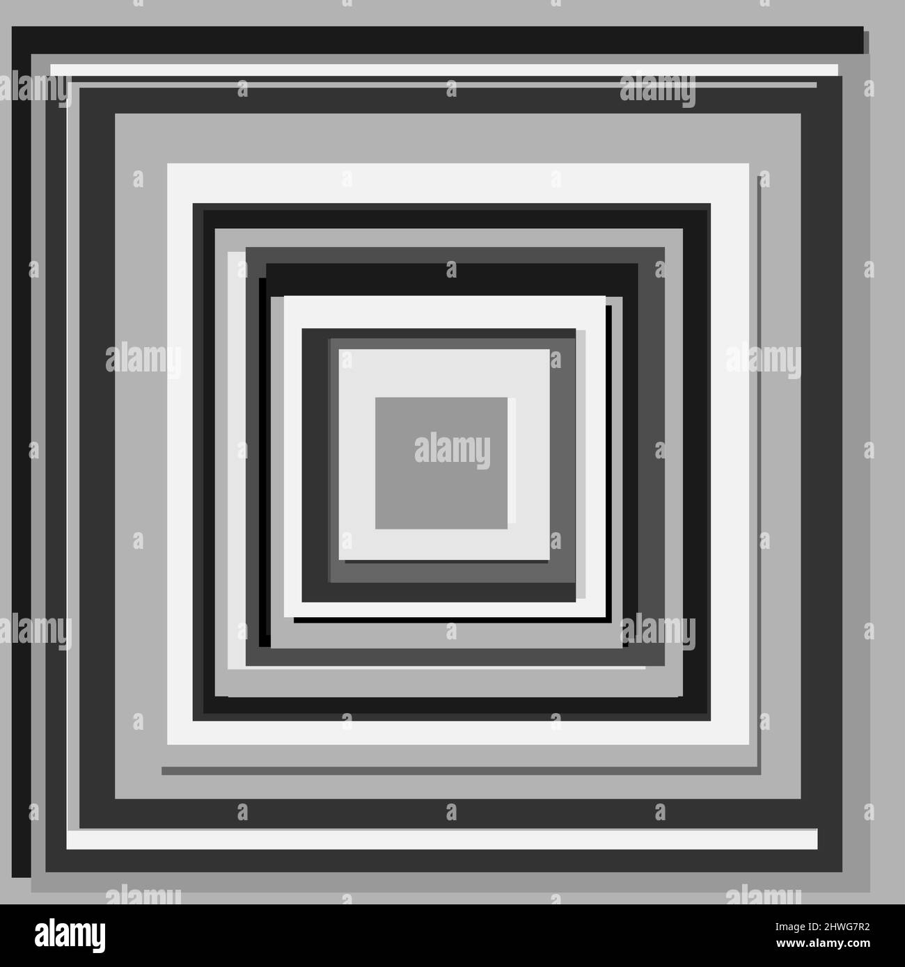 Overlapping random squares abstract grayscale geometric vector ...