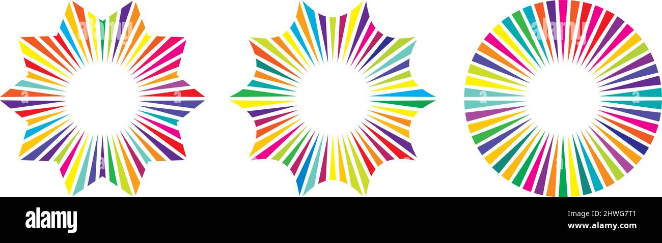 Price flash, starburst, sunburst icon, shape vector - stock vector ...