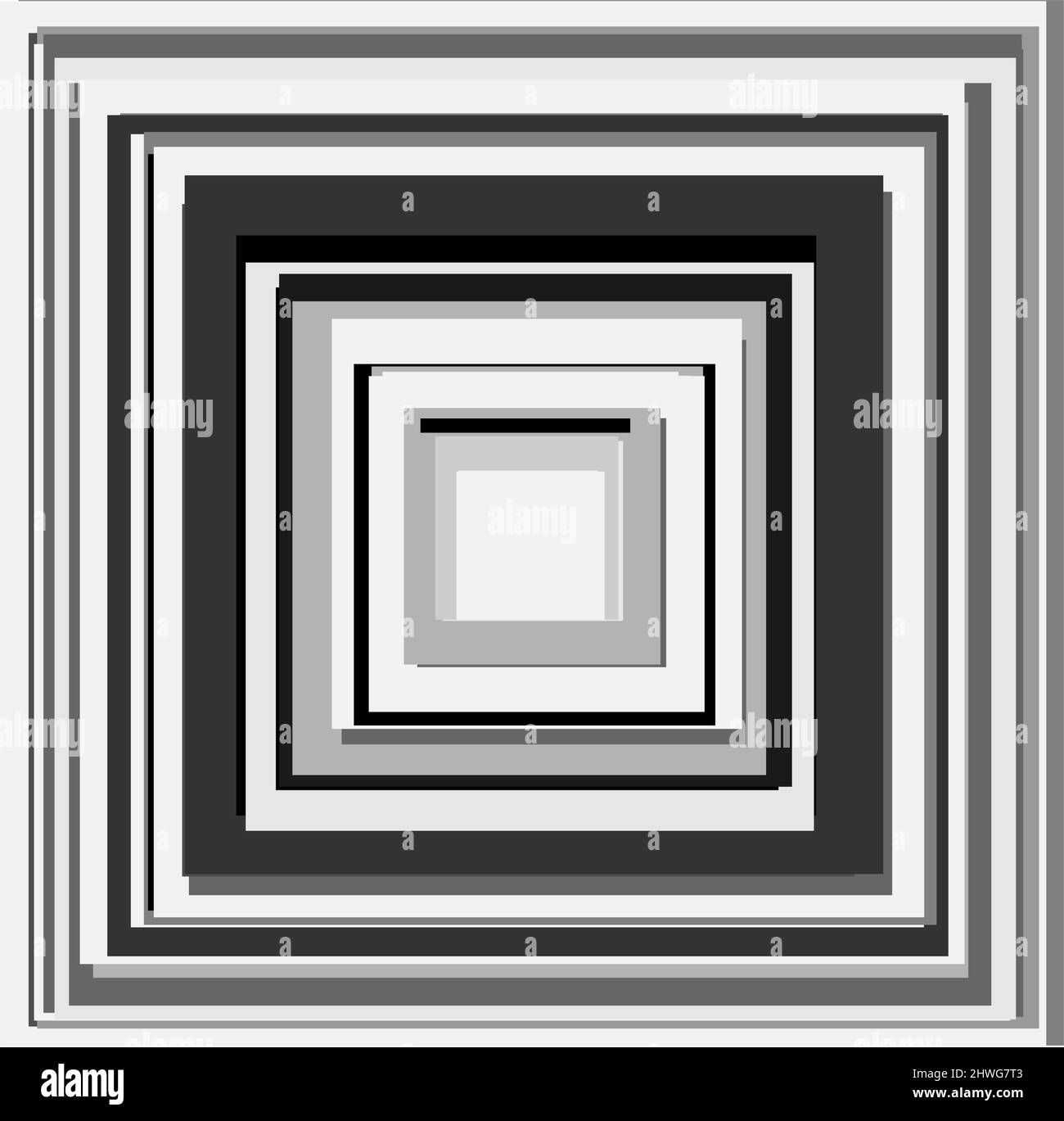 Overlapping random squares abstract grayscale geometric vector ...