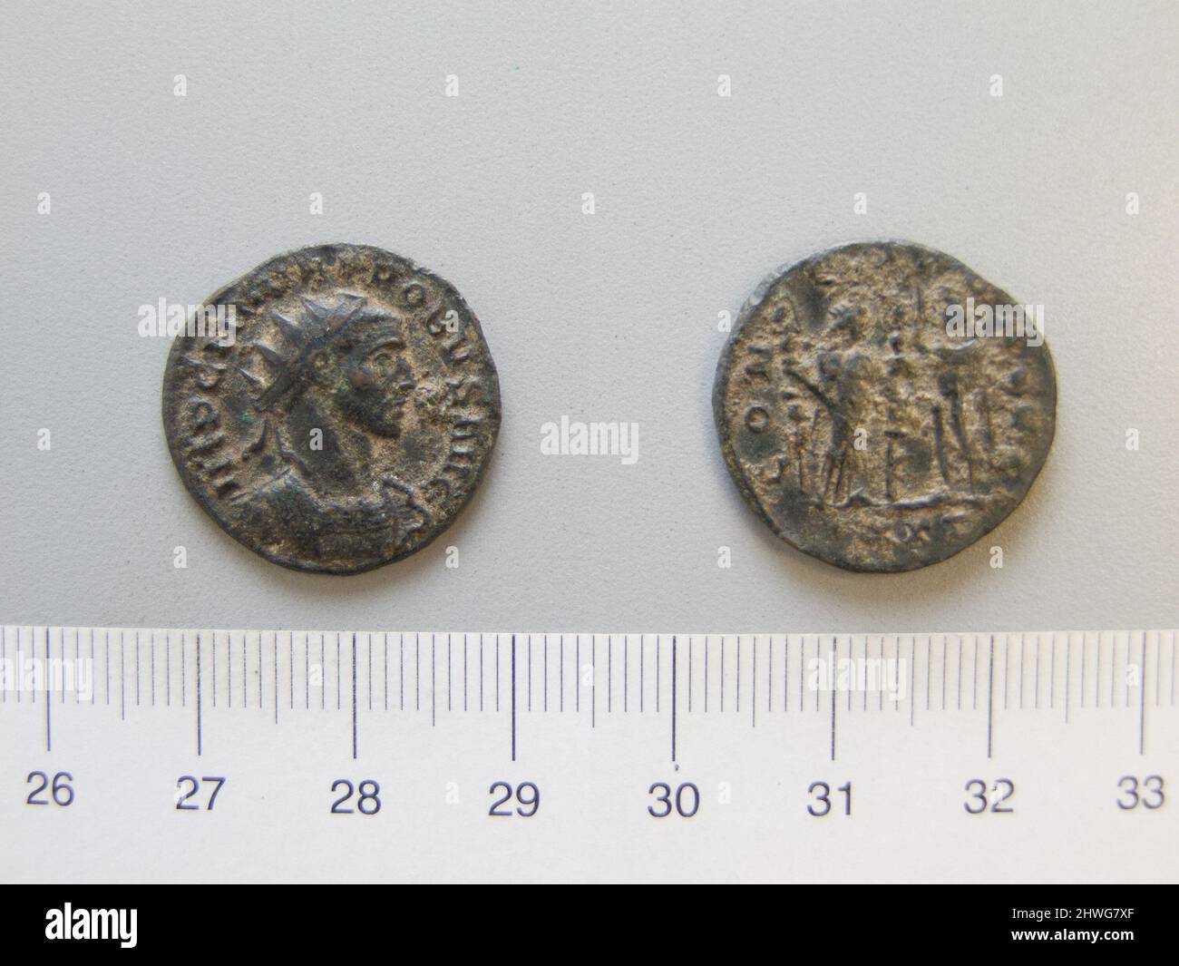Antoninianus of Probus, Emperor of Rome from Ticinum. Ruler: Probus ...