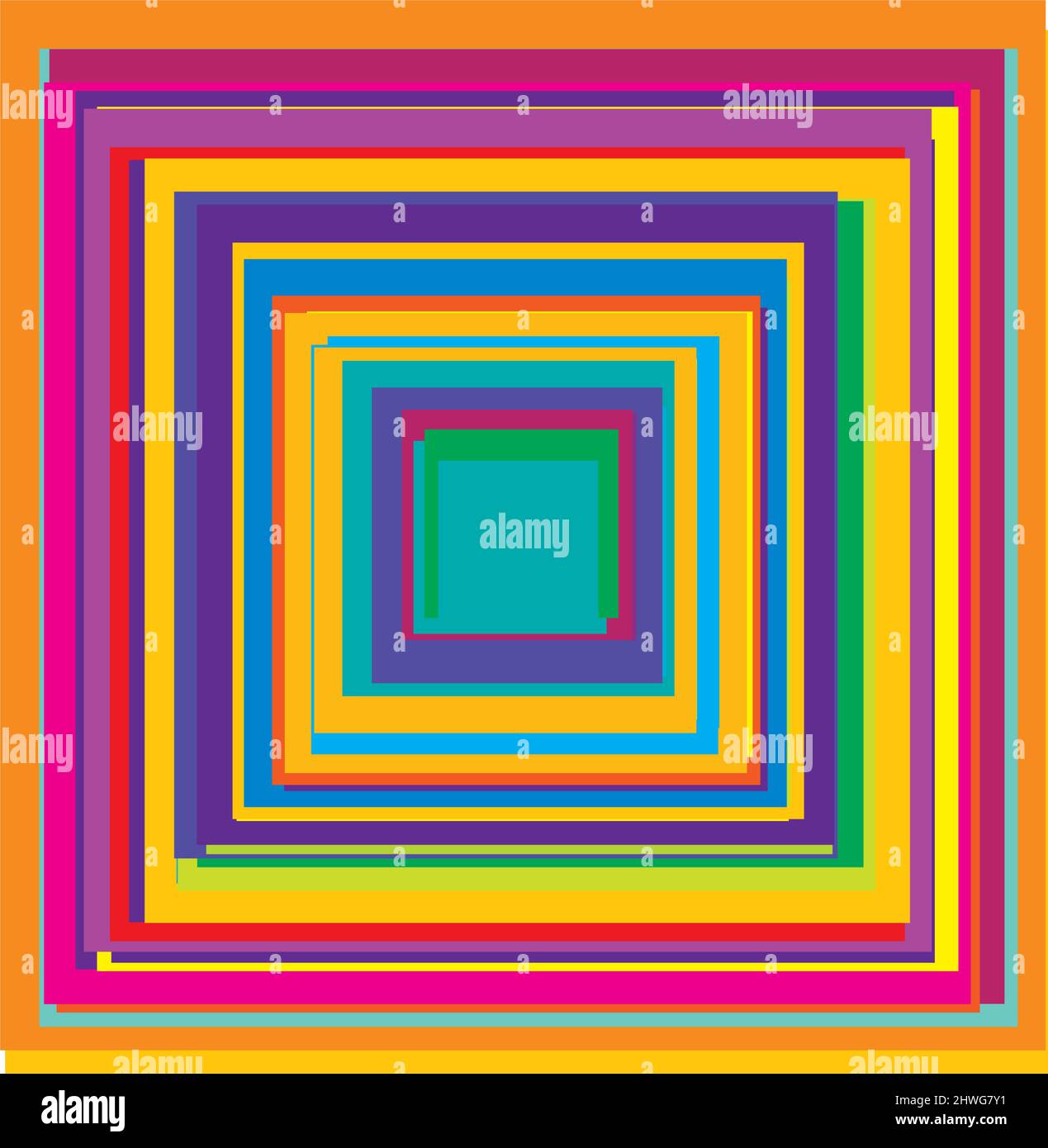 Overlapping random squares abstract colorful geometric vector ...