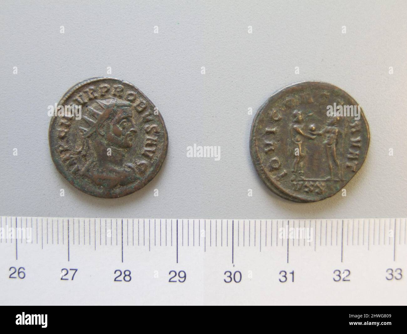 Antoninianus of Probus, Emperor of Rome from Ticinum. Ruler: Probus ...