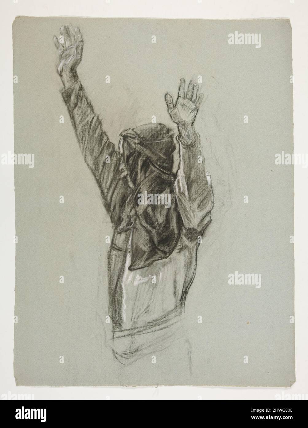 Figure study for King Arthur’s Round Table, from The Quest of the Holy ...