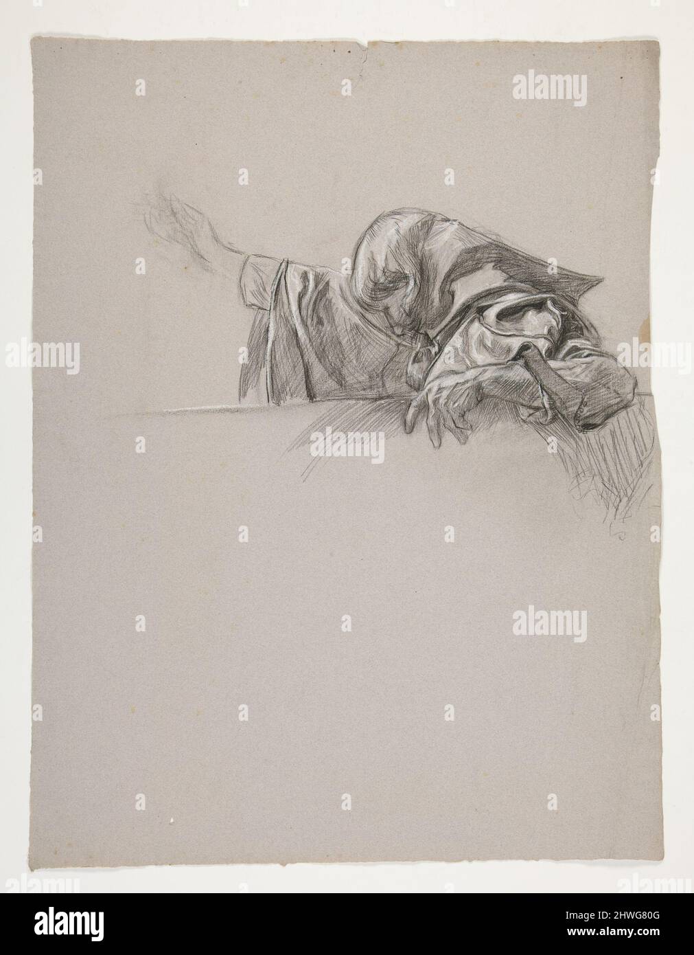 Figure study for King Arthur’s Round Table, from The Quest of the Holy ...