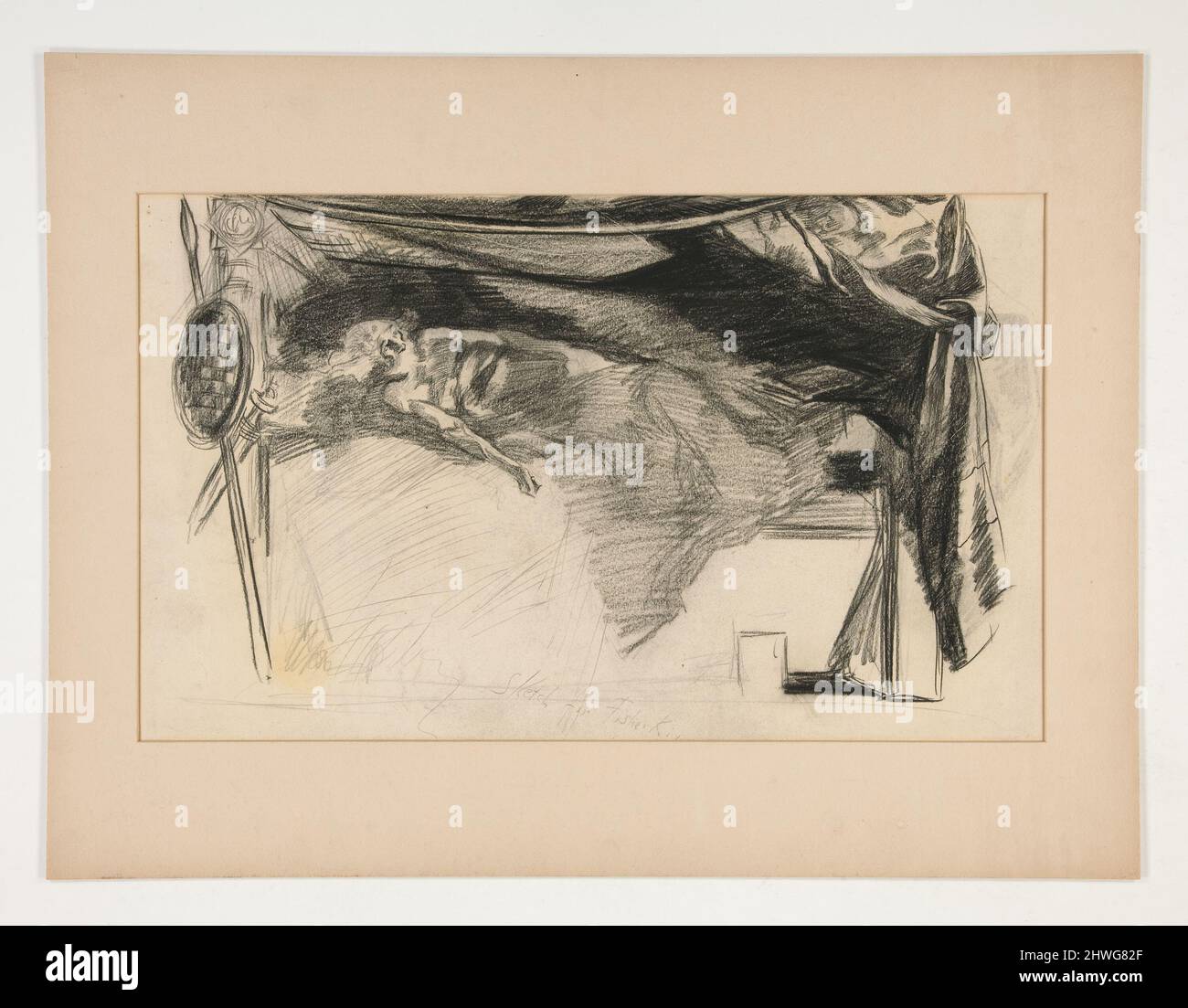 Study for “The Passing of King Amfortas” the eleventh in a series of ...