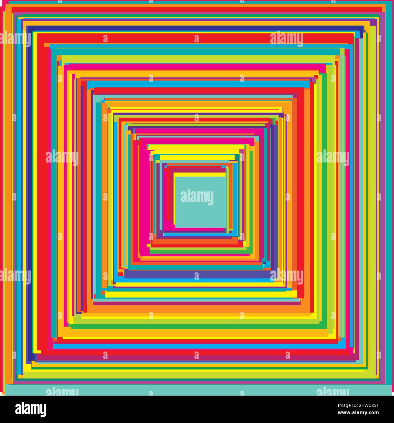 Overlapping random squares abstract colorful geometric vector ...