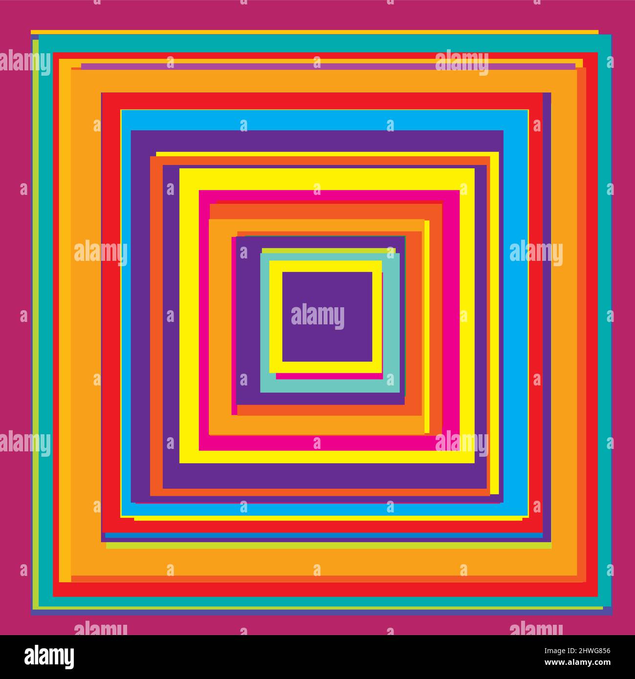 Overlapping random squares abstract colorful geometric vector ...