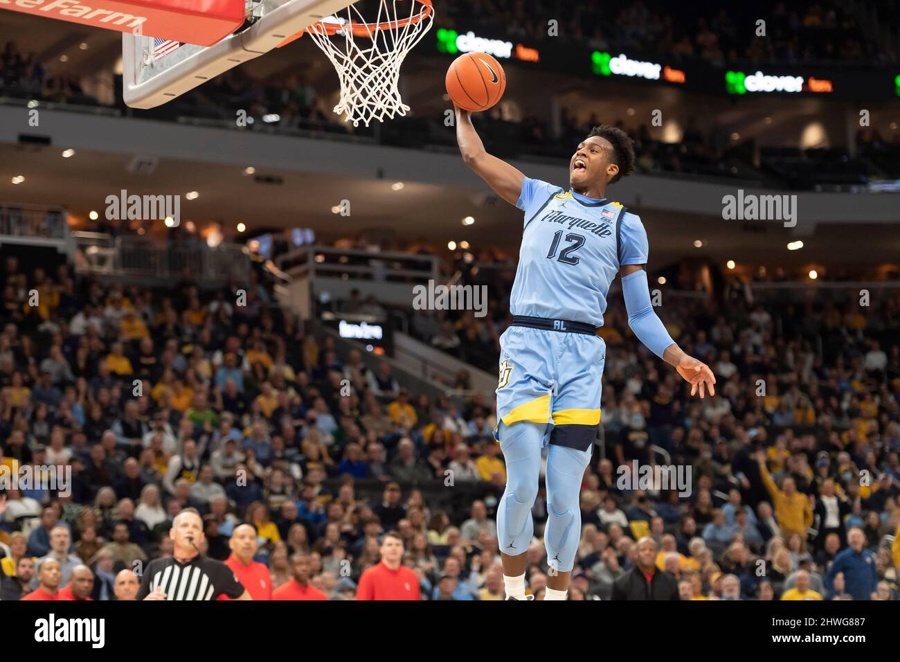 March 5, 2022: Marquette Golden Eagles forward Olivier-Maxence Prosper ...