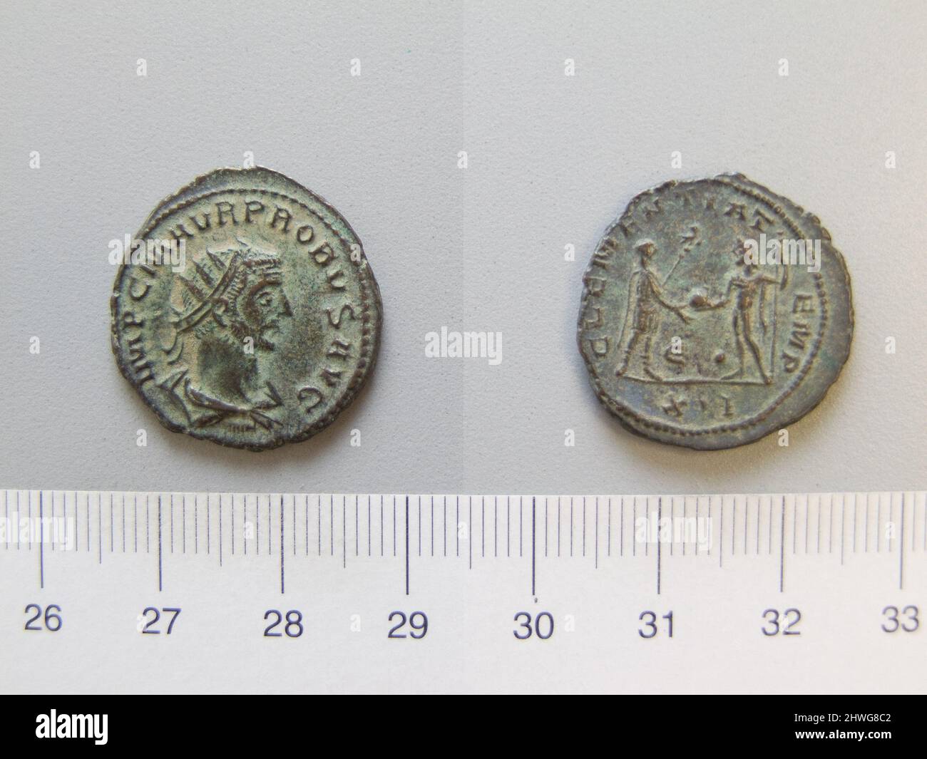 Antoninianus of Probus, Emperor of Rome from Antioch. Ruler: Probus ...