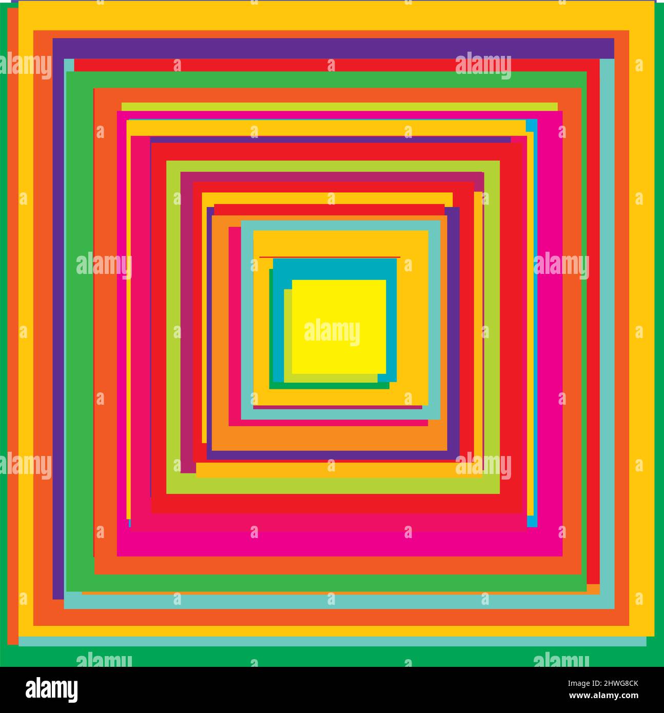 Overlapping random squares abstract colorful geometric vector ...