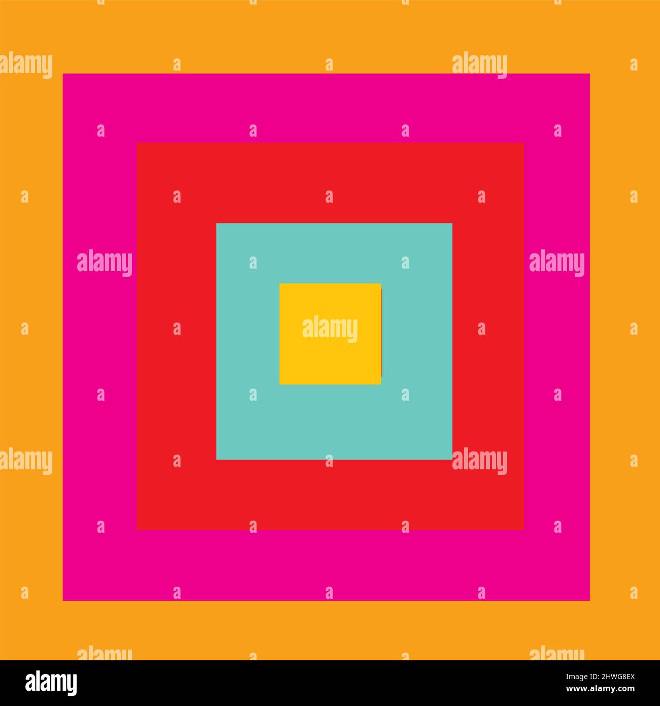 Overlapping random squares abstract colorful geometric vector ...