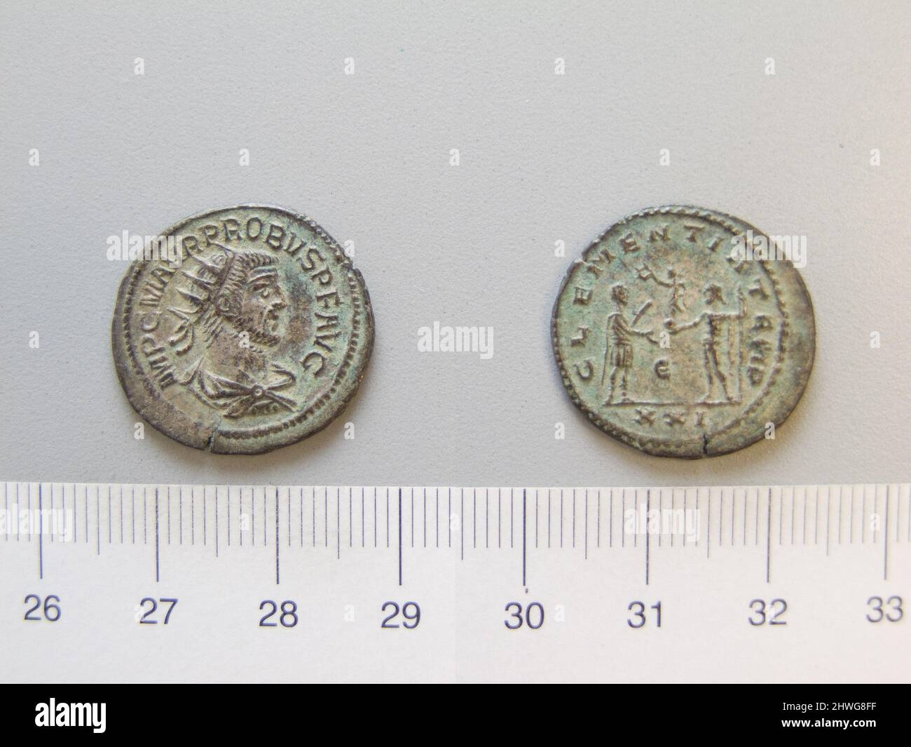 Antoninianus of Probus, Emperor of Rome from Antioch. Ruler: Probus ...