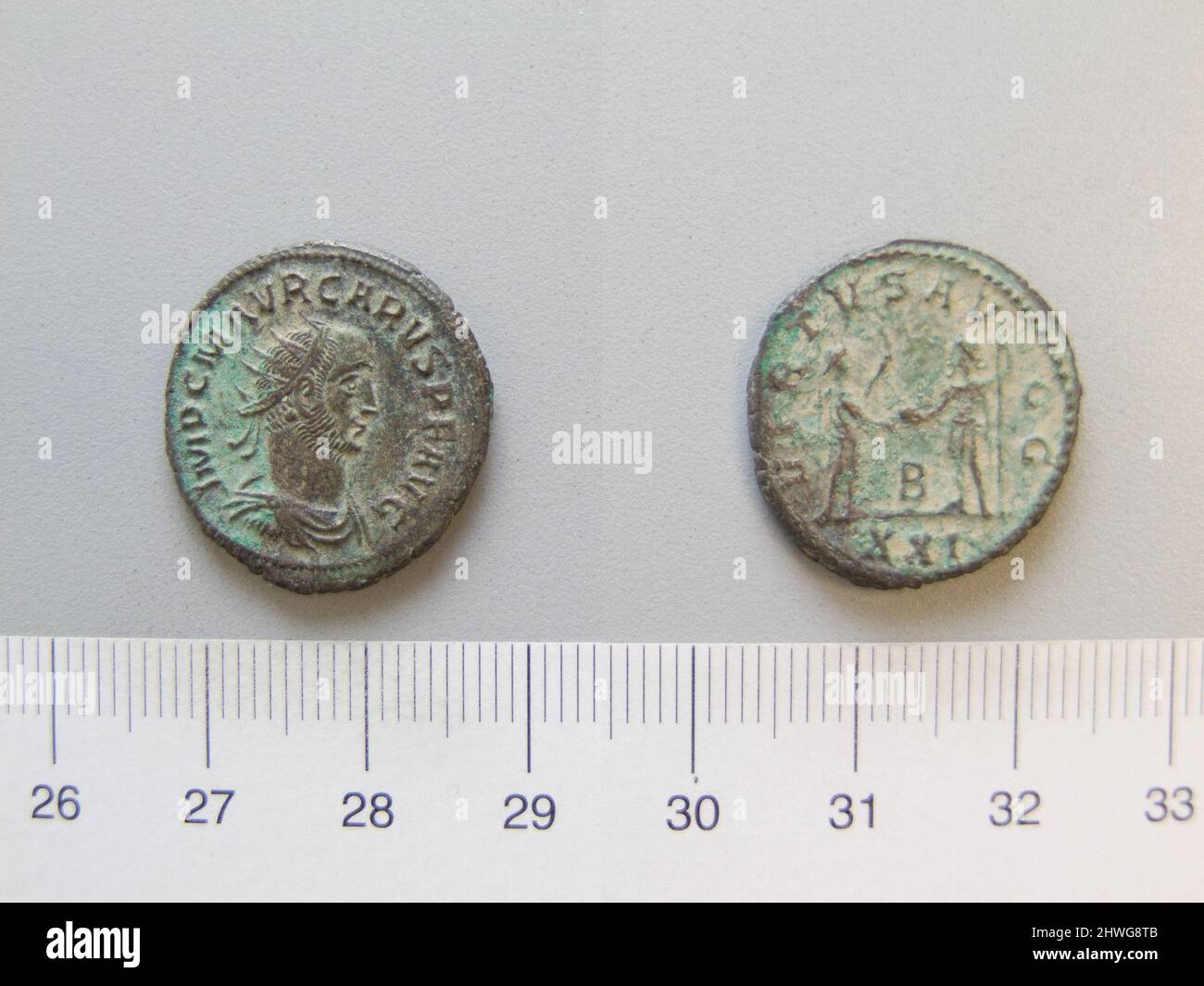 Antoninianus of Carus, Emperor of Rome 282 283 from Antioch. Ruler ...