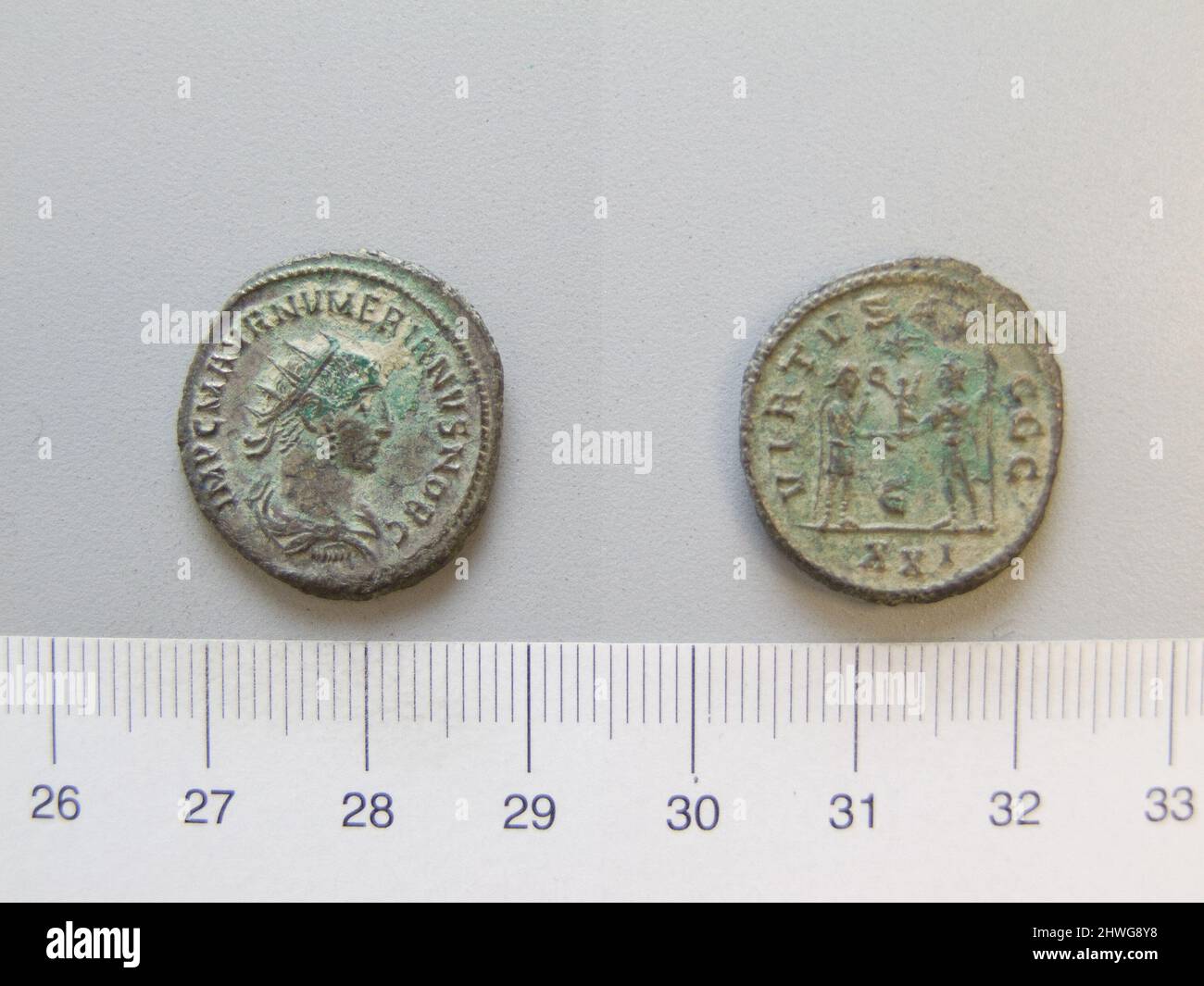 Antoninianus of Numerian, Caesar, Emperor of Rome from Antioch. Ruler ...