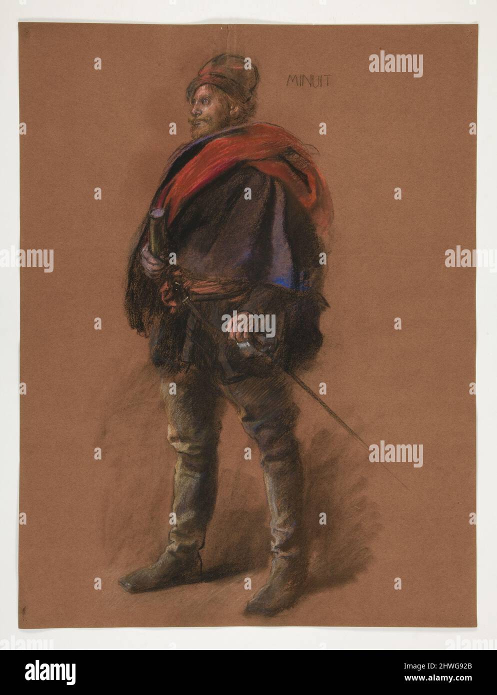 Study for figure of Captain Peter Minuit in “The Apotheosis of ...