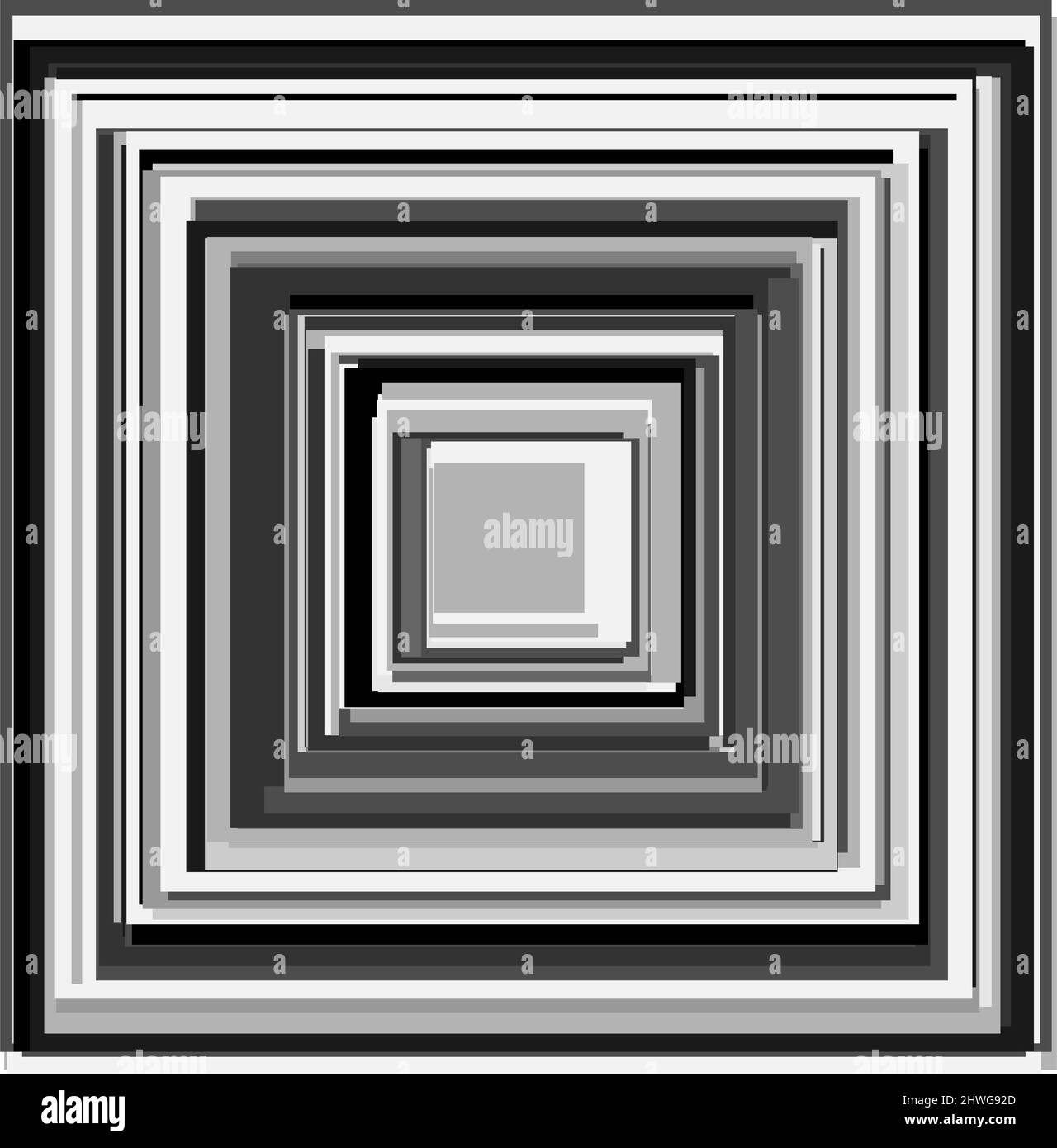 Overlapping random squares abstract grayscale geometric vector ...
