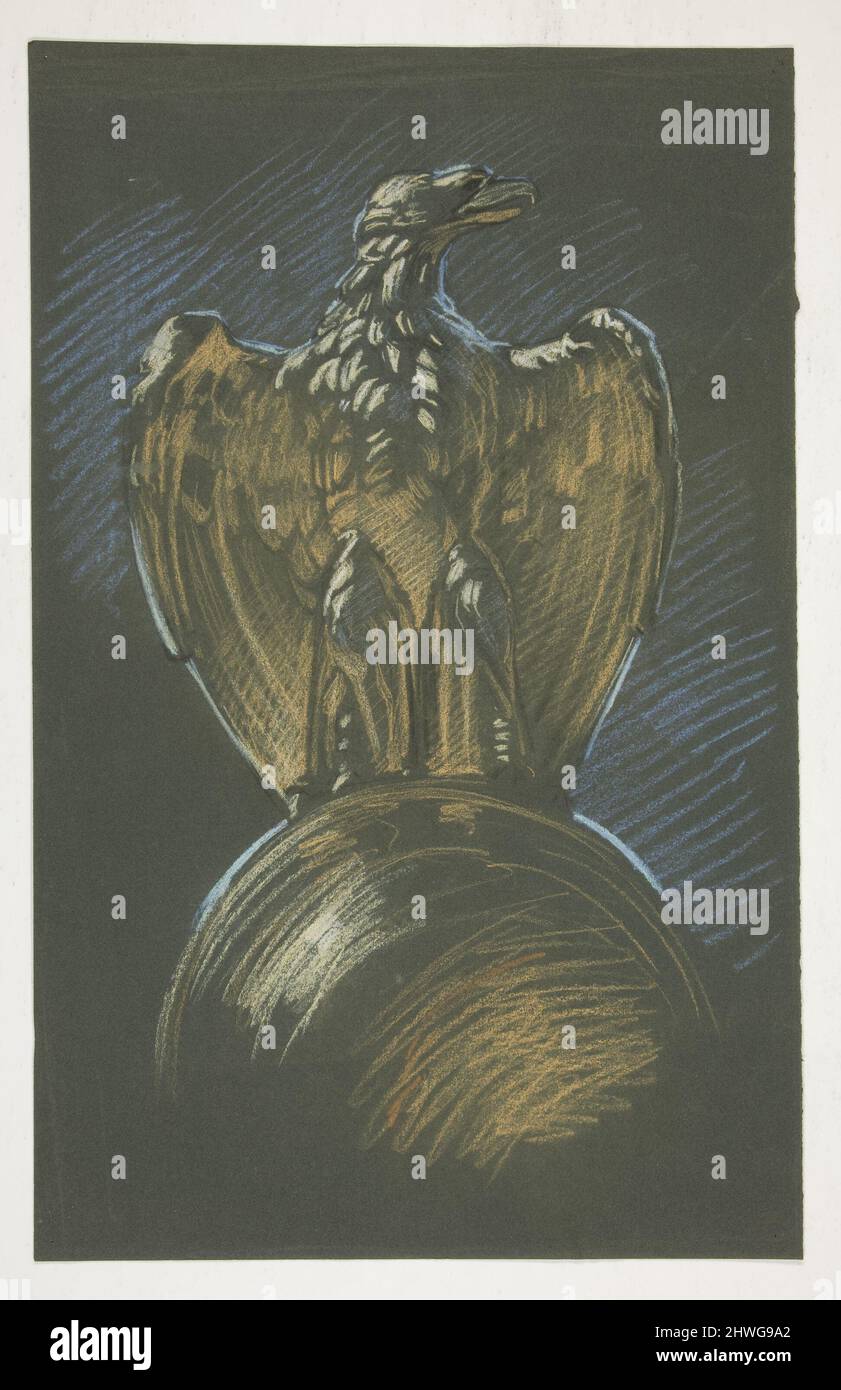Study for the eagle column decoration in “Apotheosis of Pennsylvania ...