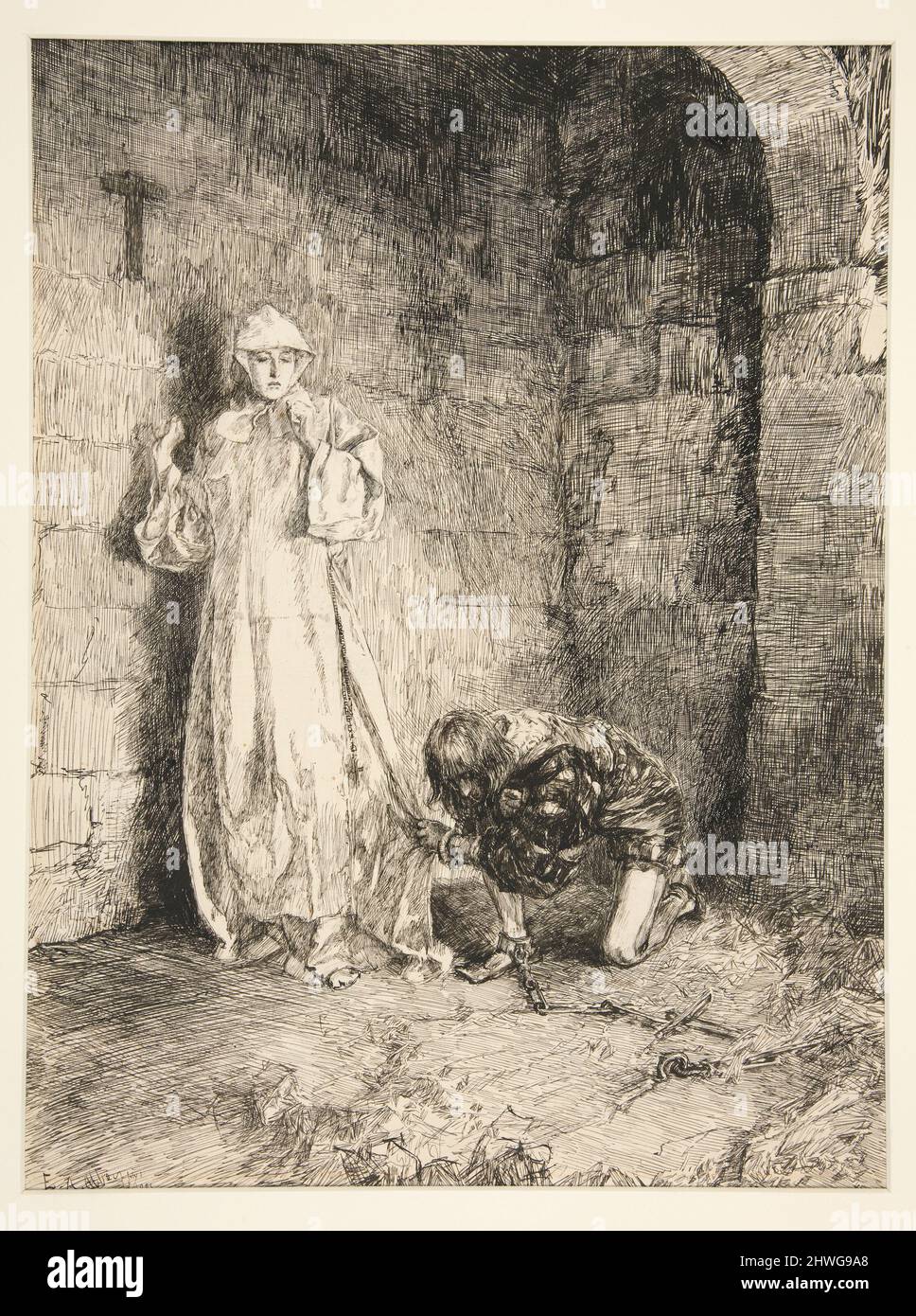 Claudio and Isabella - Act III, Scene I, Measure for Measure. Artist ...