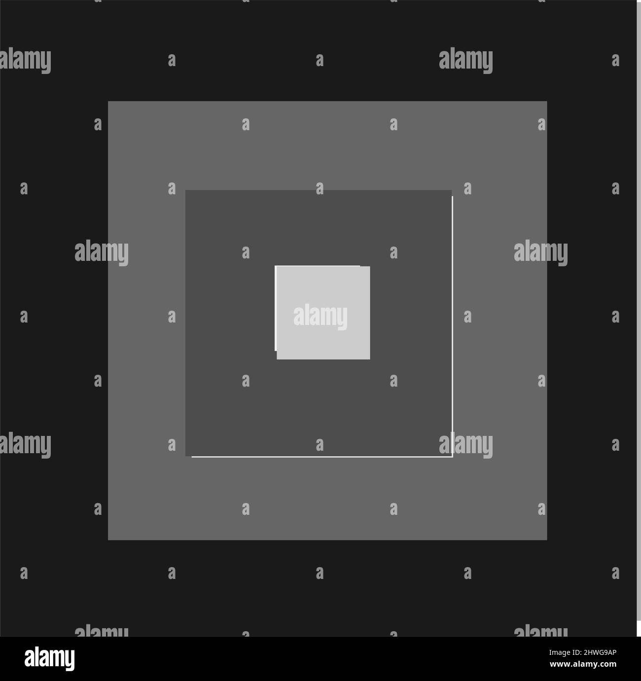 Overlapping random squares abstract grayscale geometric vector ...