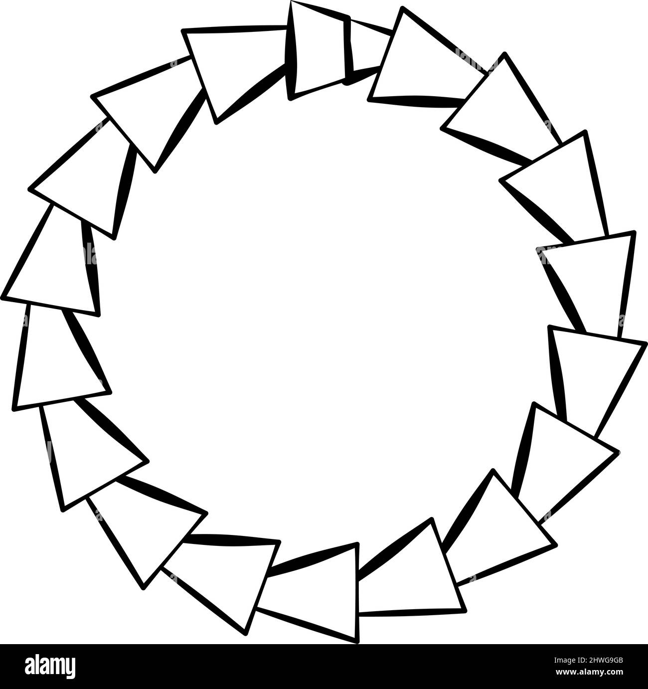 Shiny, glossy abstract radial, circular design element vector - stock ...