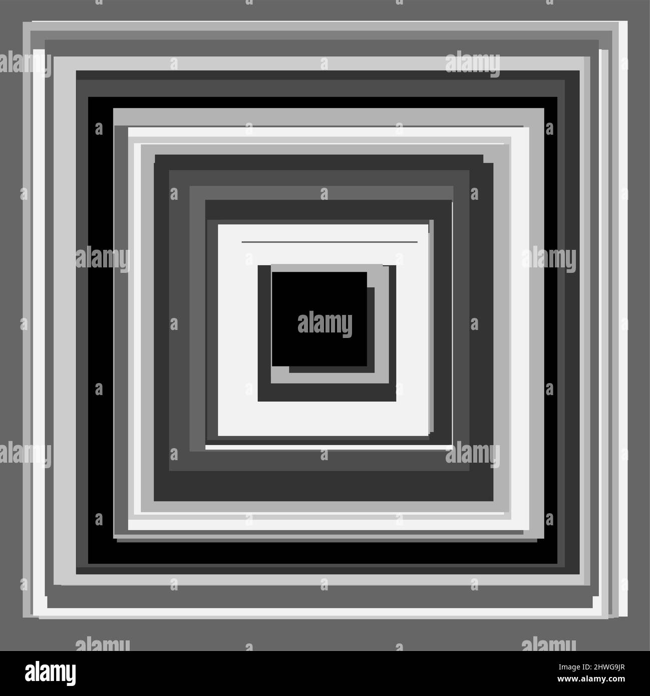 Overlapping random squares abstract grayscale geometric vector ...