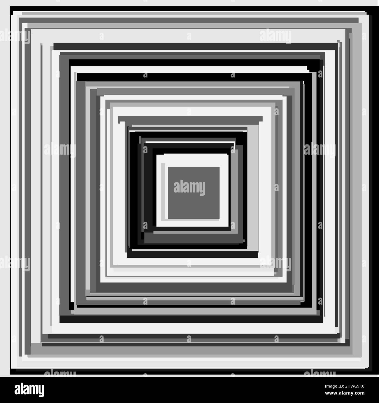 Overlapping random squares abstract grayscale geometric vector ...