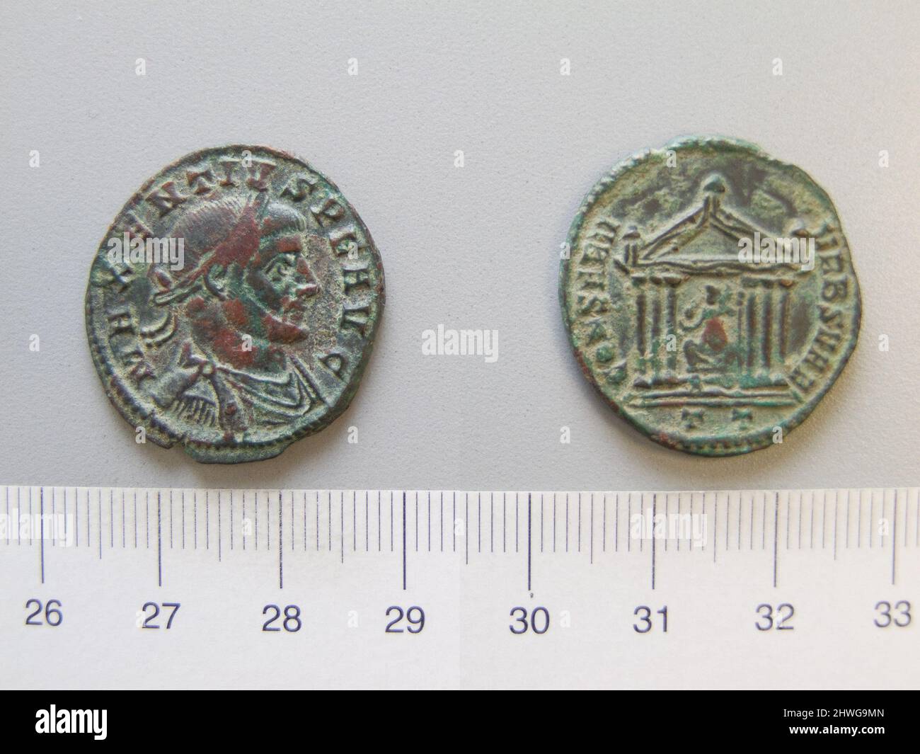 1 Nummus of Maxentius, Caesar 306 307, Augustus 307 312 from Ticinum ...