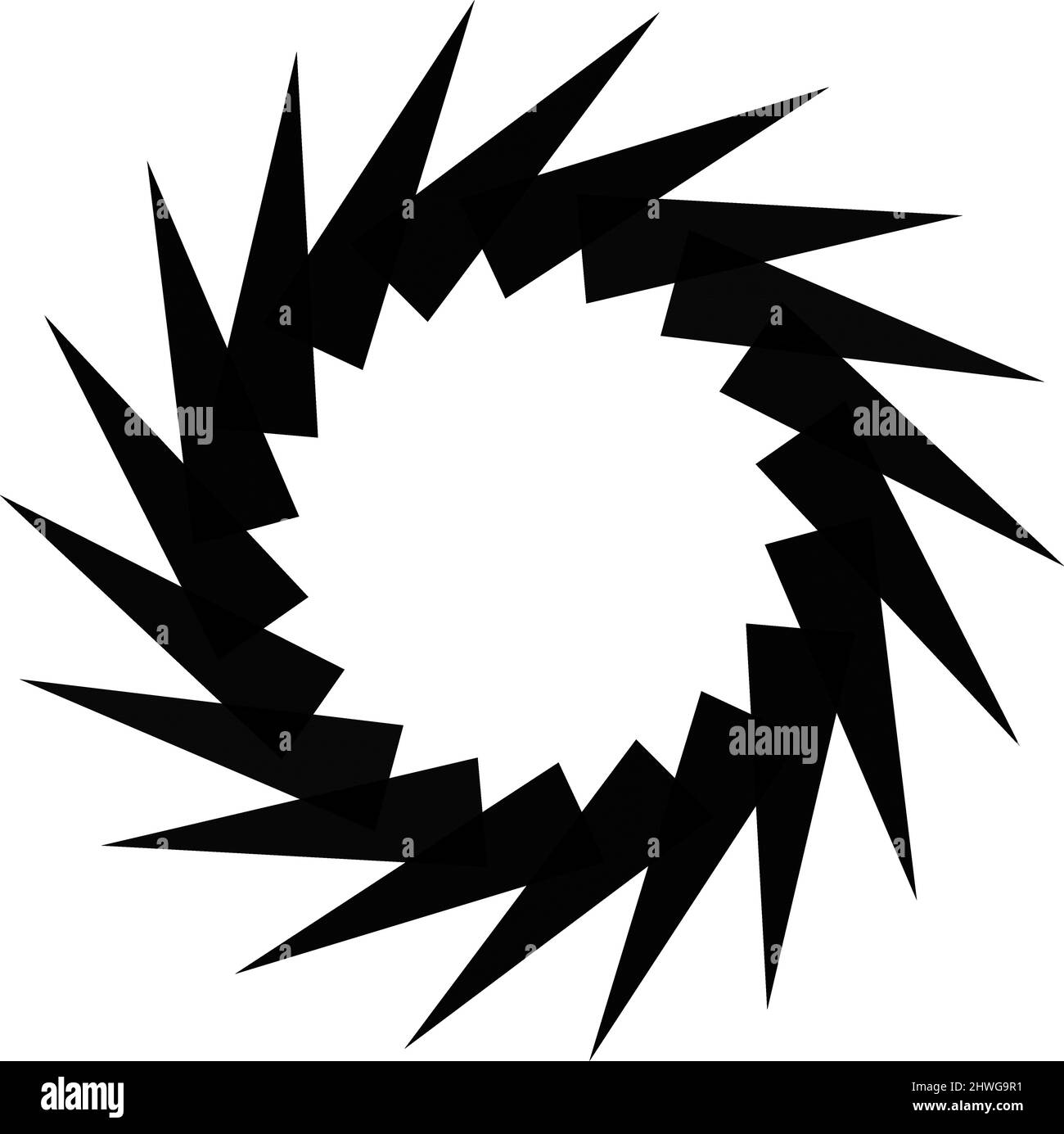 Shiny, glossy abstract radial, circular design element vector - stock ...