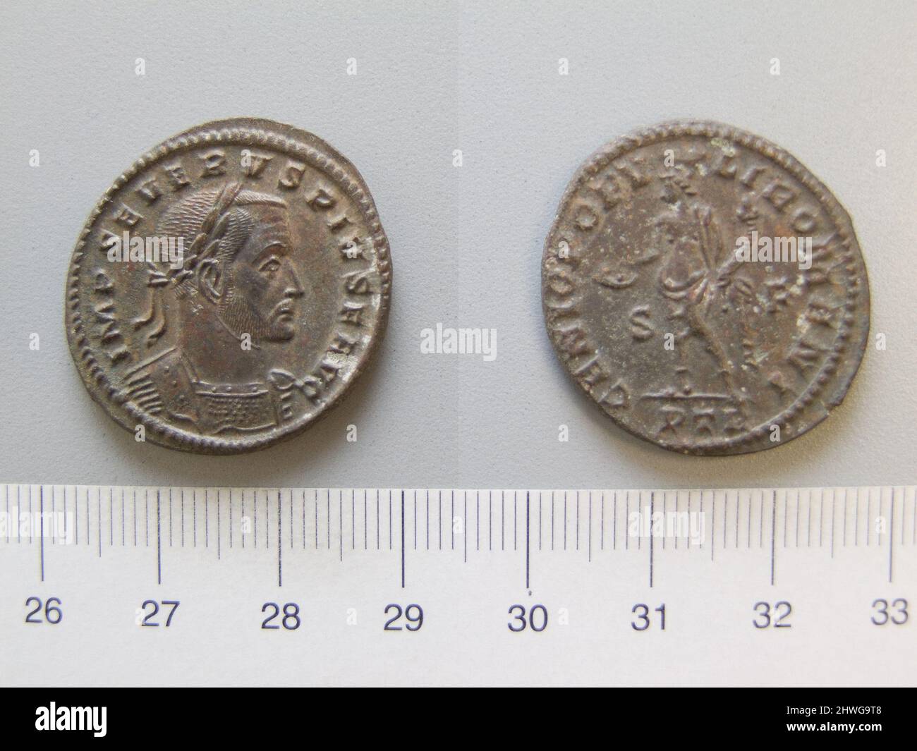 Nummus of Severus II, Caesar, Augustus from Trier. Ruler: Severus II ...