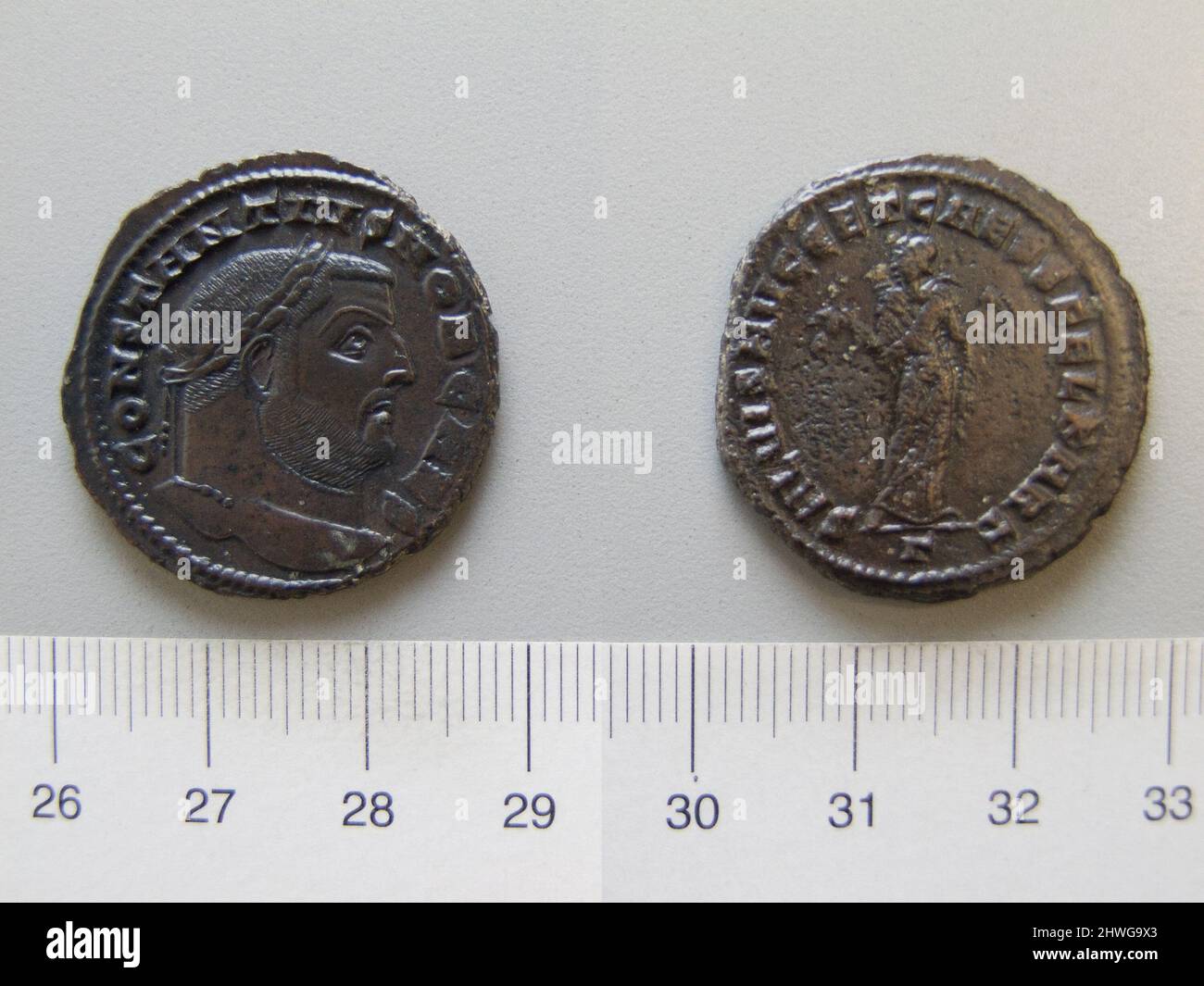 1 Nummus of Maximian from Carthage. Ruler: Maximian, Emperor of Rome ...