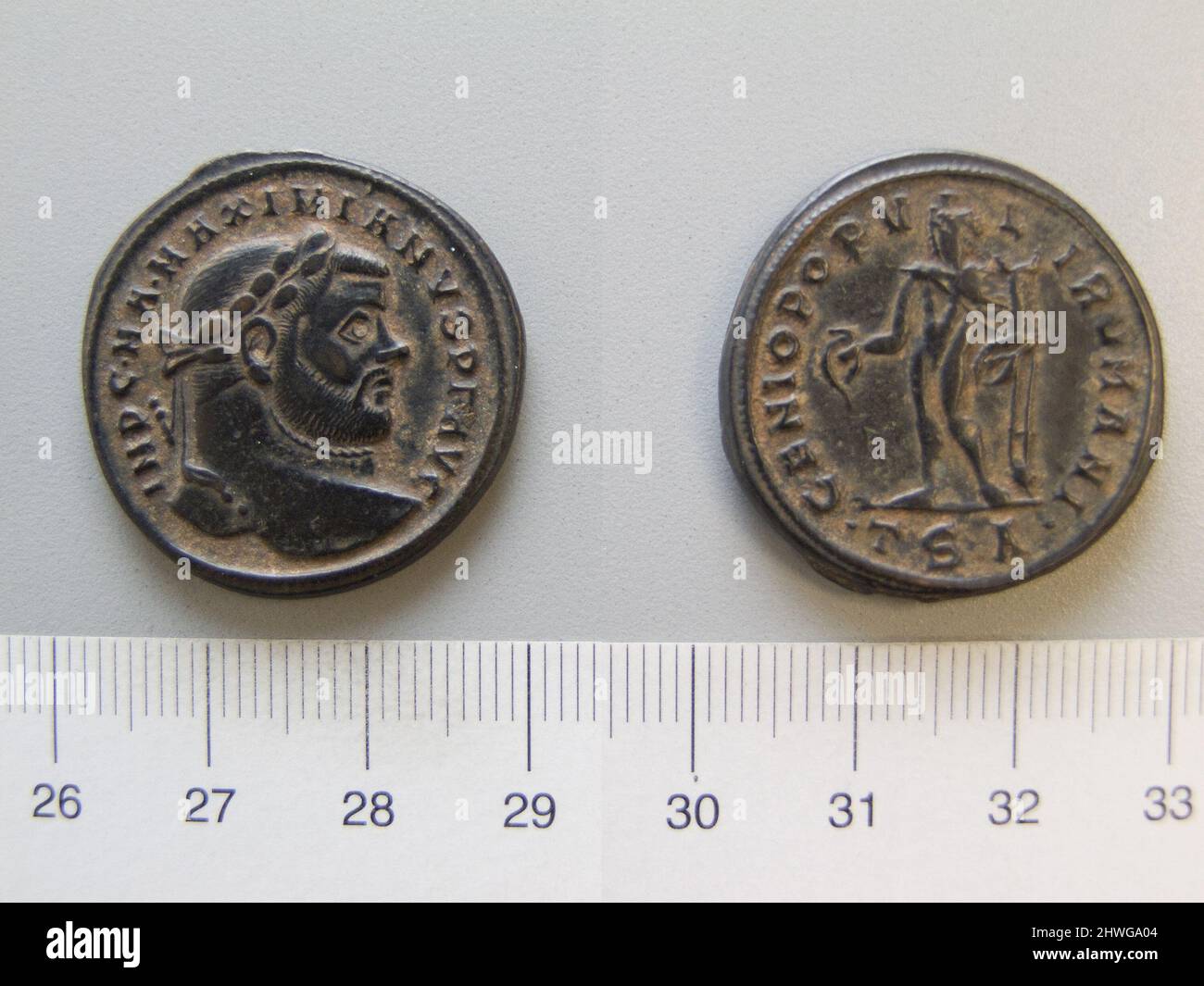 1 Nummus of Maximian from Thessalonica. Ruler: Maximian, Emperor of ...
