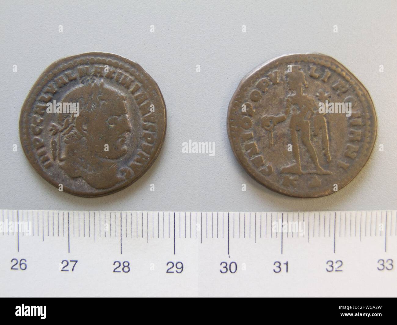 1 Nummus of Galerius, Emperor of Rome from Cyzicus. Ruler: Galerius ...