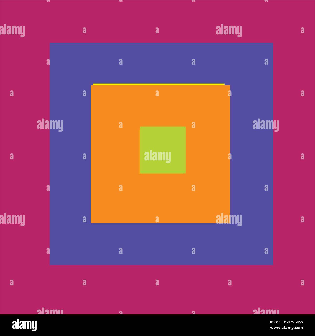 Overlapping random squares abstract colorful geometric vector ...