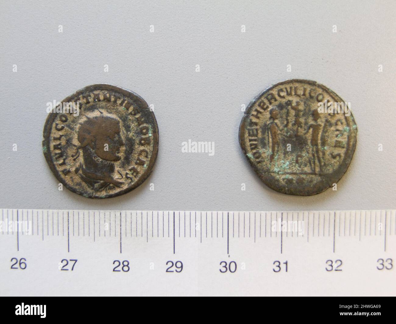 1 Nummus of Constantius I, Emperor of Rome from Antioch. Ruler ...