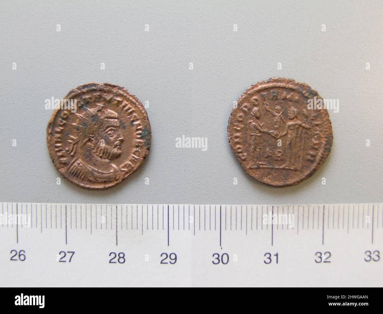 1 Nummus of Constantius I, Emperor of Rome. Ruler: Constantius I ...