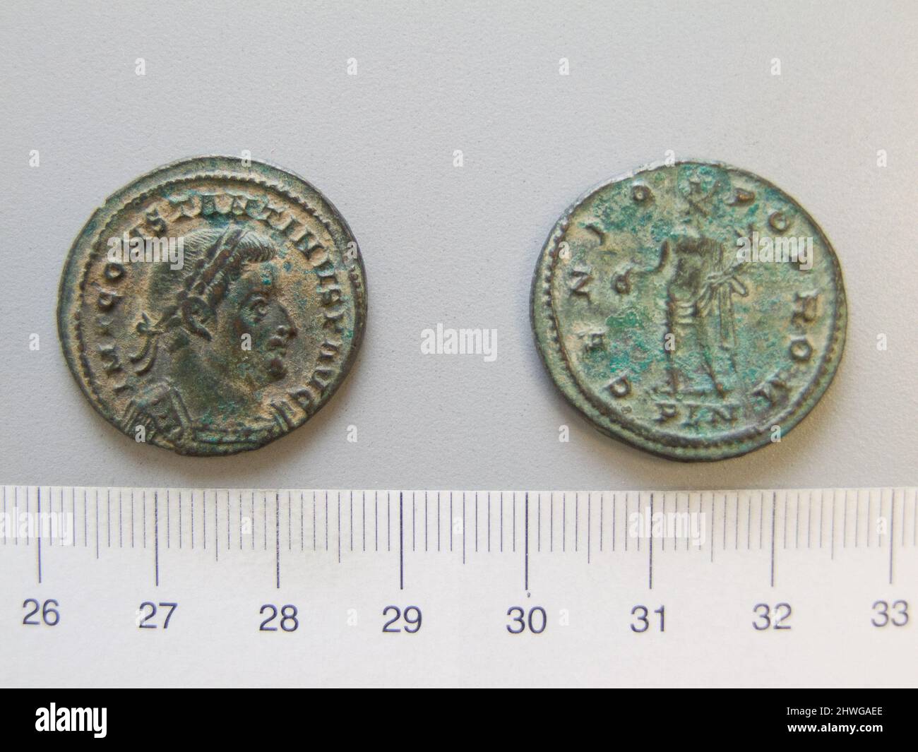 1 Nummus of Constantine I, Emperor of Rome from London. Ruler ...