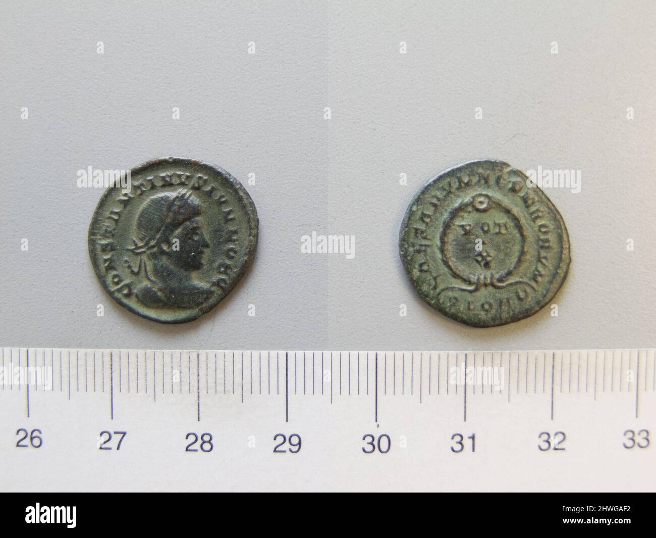 1 Nummus of Constantine I, Emperor of Rome; Constantine II, Emperor of ...