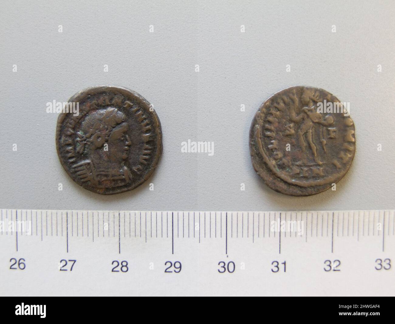 1 Nummus of Constantine I, Emperor of Rome from London. Ruler ...