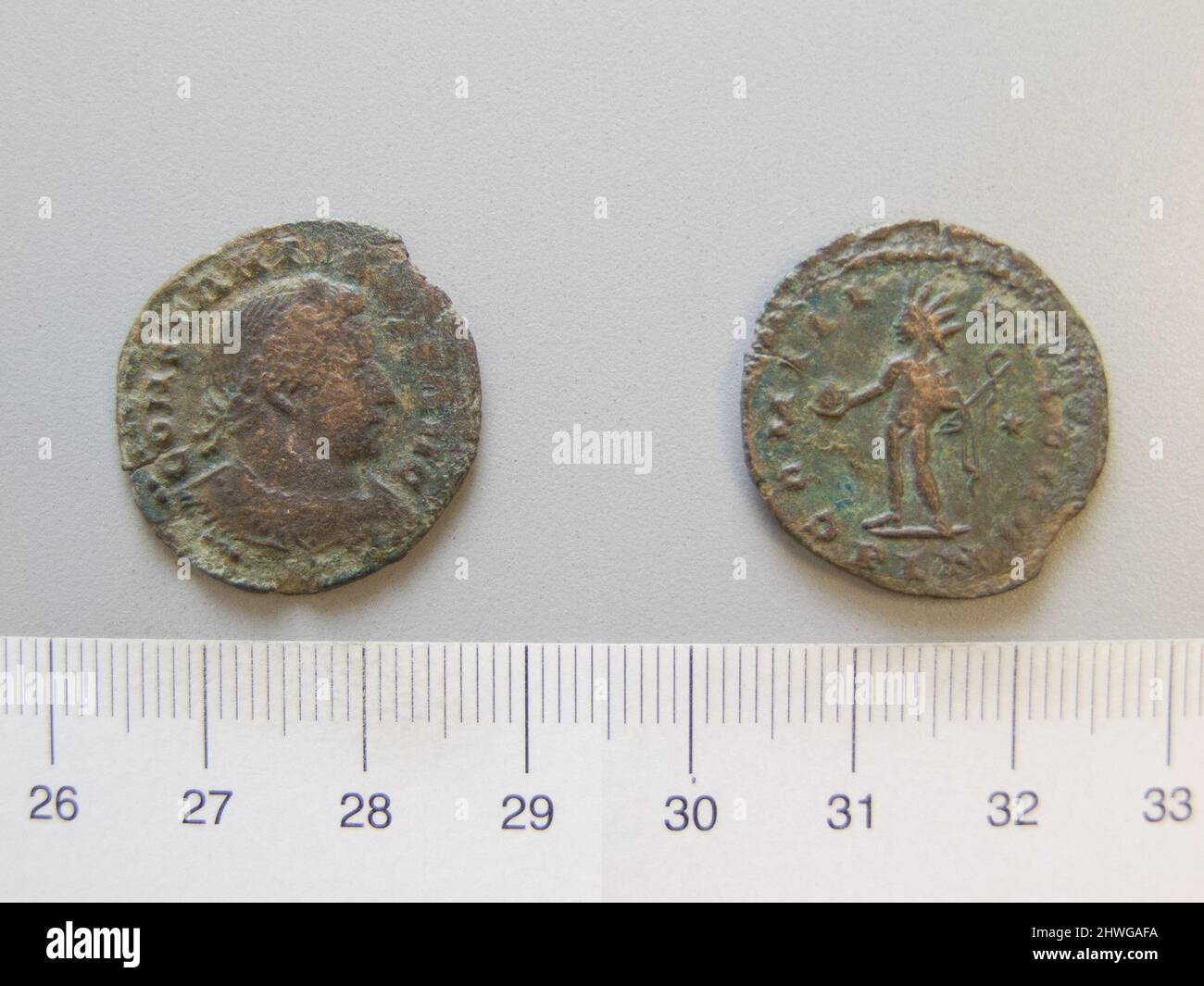 1 Nummus of Constantine I, Emperor of Rome from London. Ruler ...