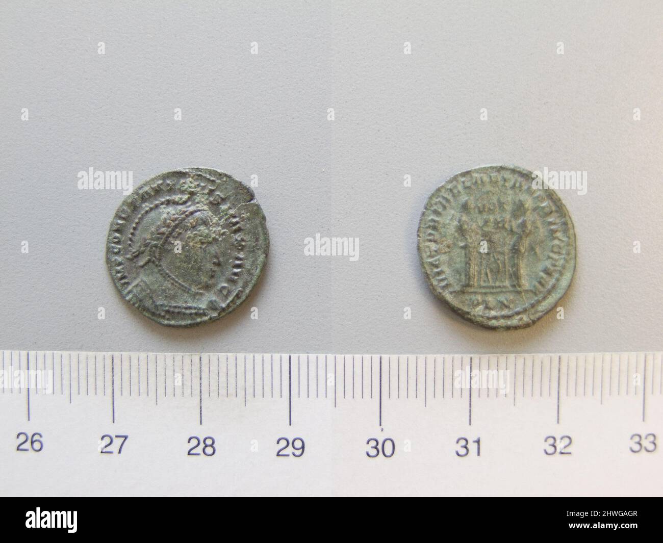 1 Nummus of Constantine I, Emperor of Rome from London. Ruler ...