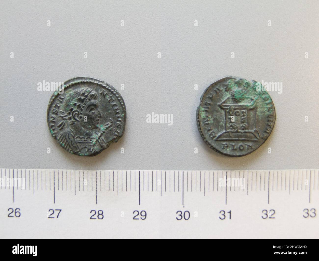 1 Nummus of Constantine I, Emperor of Rome from London. Ruler ...