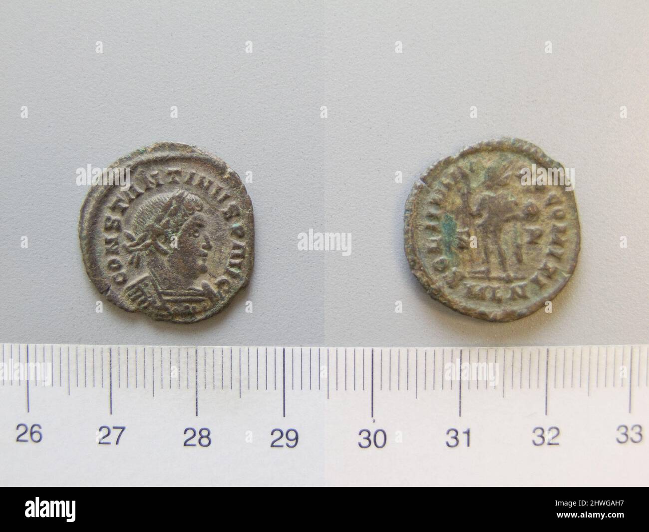 1 Nummus of Constantine I, Emperor of Rome from London. Ruler ...