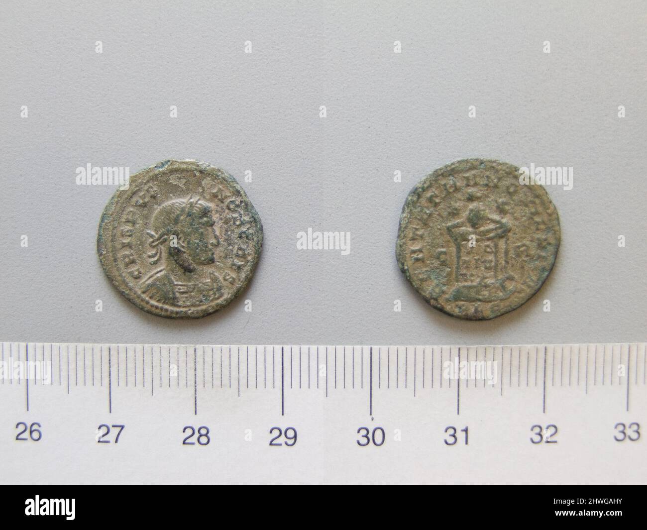 1 Nummus of Constantine I, Emperor of Rome from Lugdunum. Ruler ...