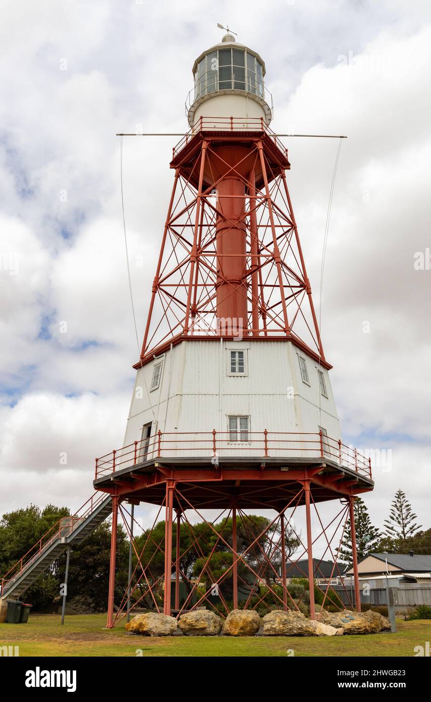 The historic cape jaffa lighthouse located in Kingston South Australia ...